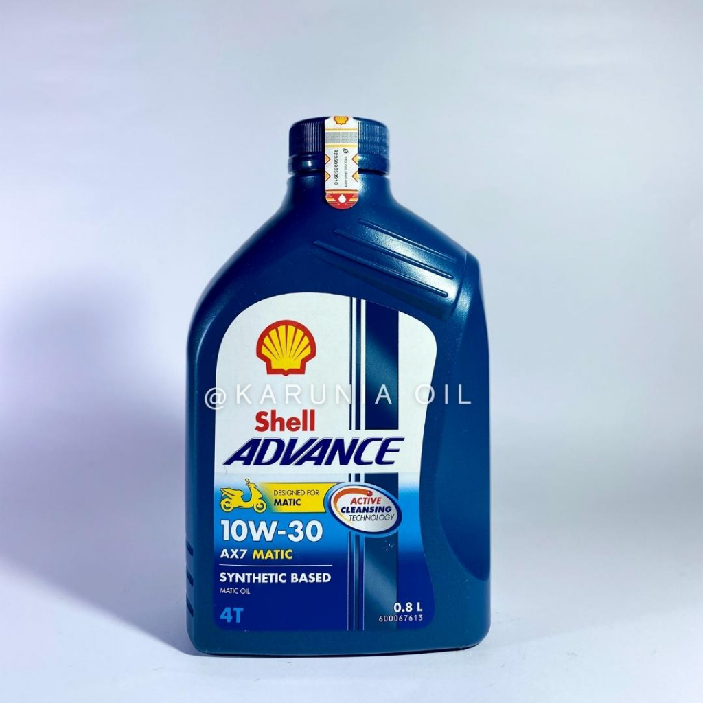 Jual Oli Sepeda Matic Shell Advance 10W-30 AX7 Matic 800ml | Shopee ...