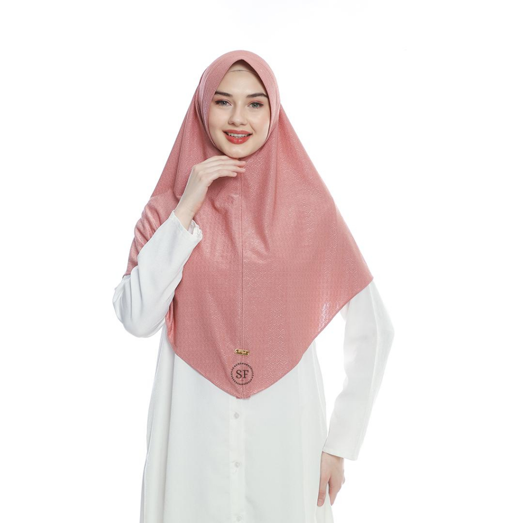 Jual Khimar DZAINA motif (SIZE L) hijab daily | Shopee Indonesia