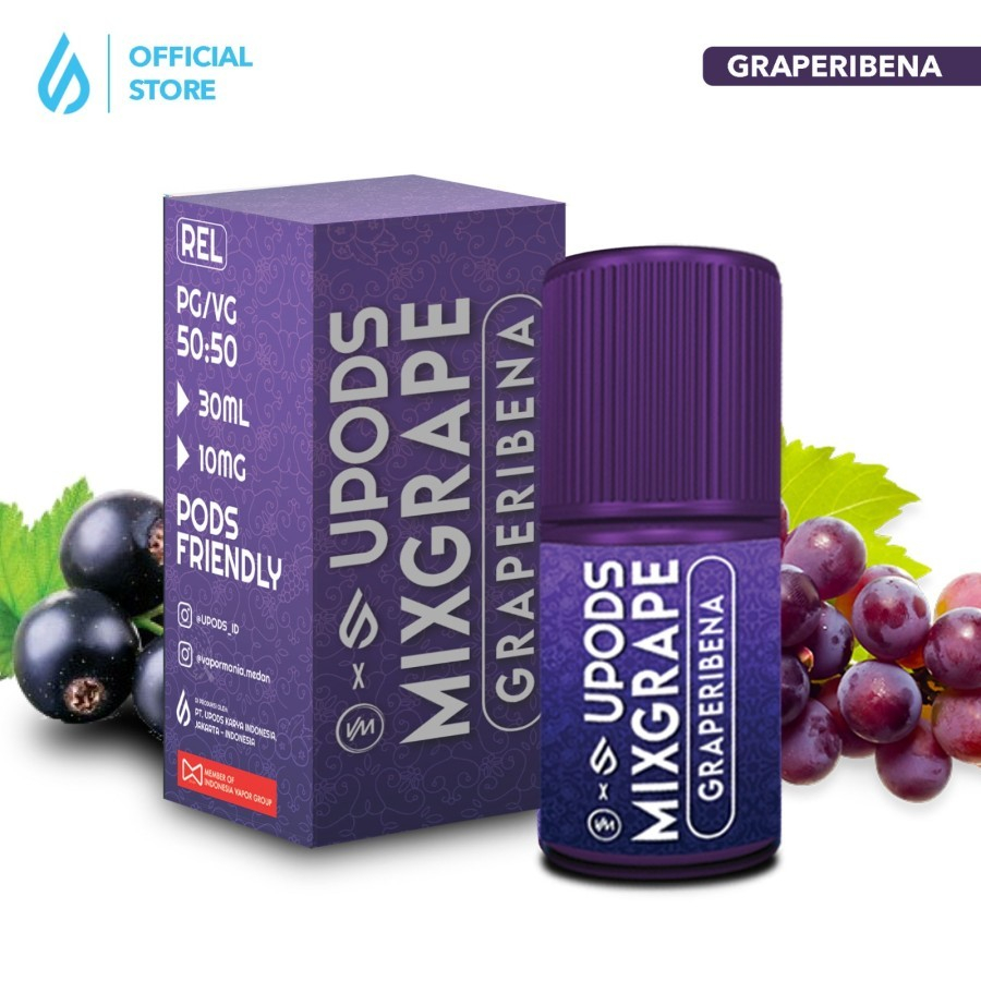 Jual Liquid Upods Mix Grape Grape Ribena Pods Friendly 10MG 30ML by ...