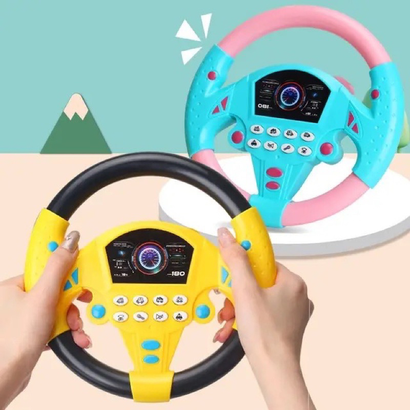 Jual Mainan Edukasi Anak Setir Setiran Mobil Mainan Stir Mobil Steering ...