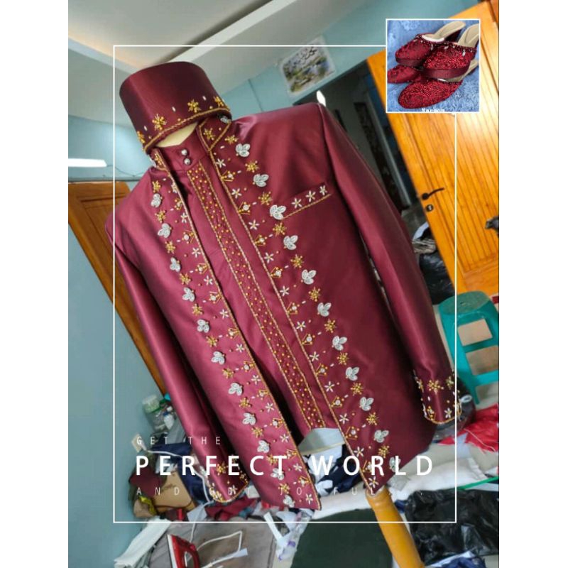 Jual BESKAP PENGANTIN MODERN AB MODEL MPA WOOL AND SILK | Shopee Indonesia