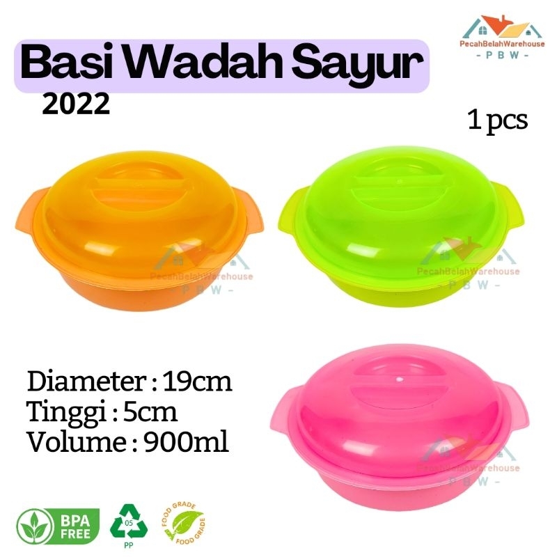 Jual Tempat Sayur Plastik / Wadah Sayur / Mangkok Sayur Plastik ...