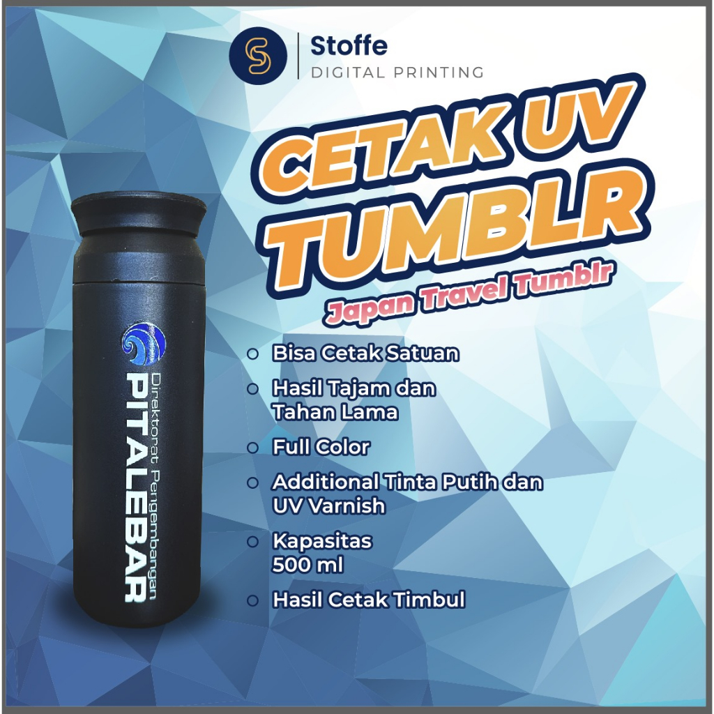 Jual Tumbler Custom Tumblr Travel 500ml Botol Termos Travel Custom UV ...