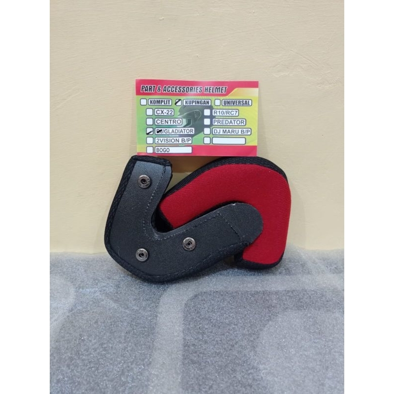 Jual Busa Pipi Helm Nhk Gladiator Kancing Klip Besi AL Size ...
