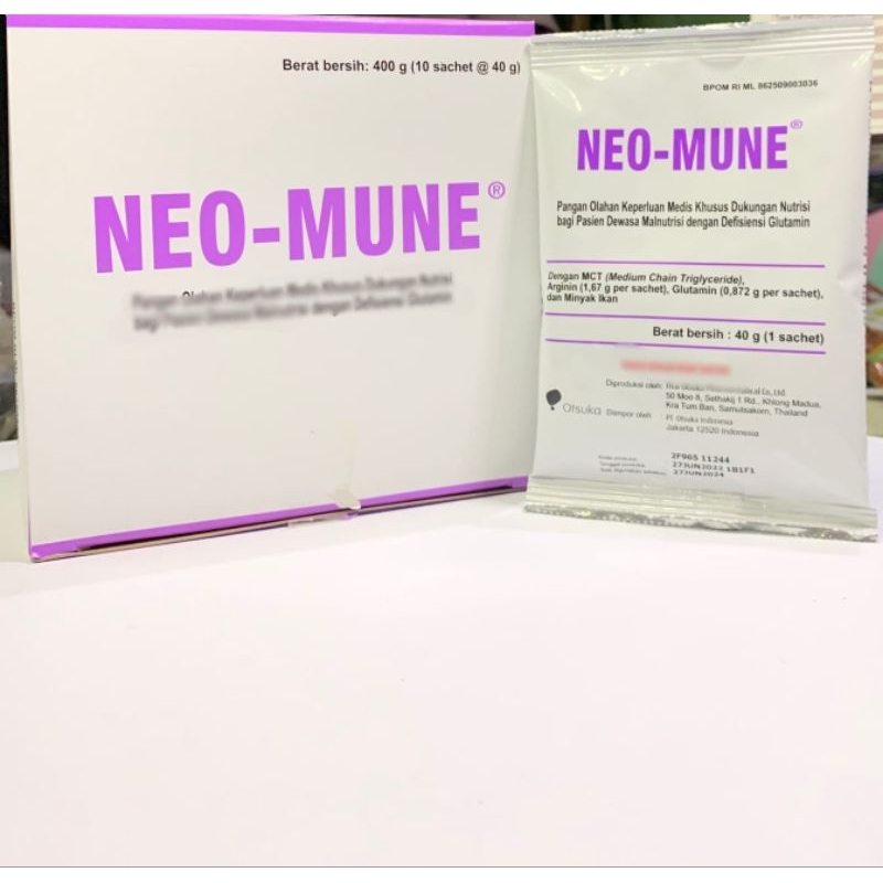 Jual Neo Mune harga per box/10 sachet @40g | Shopee Indonesia