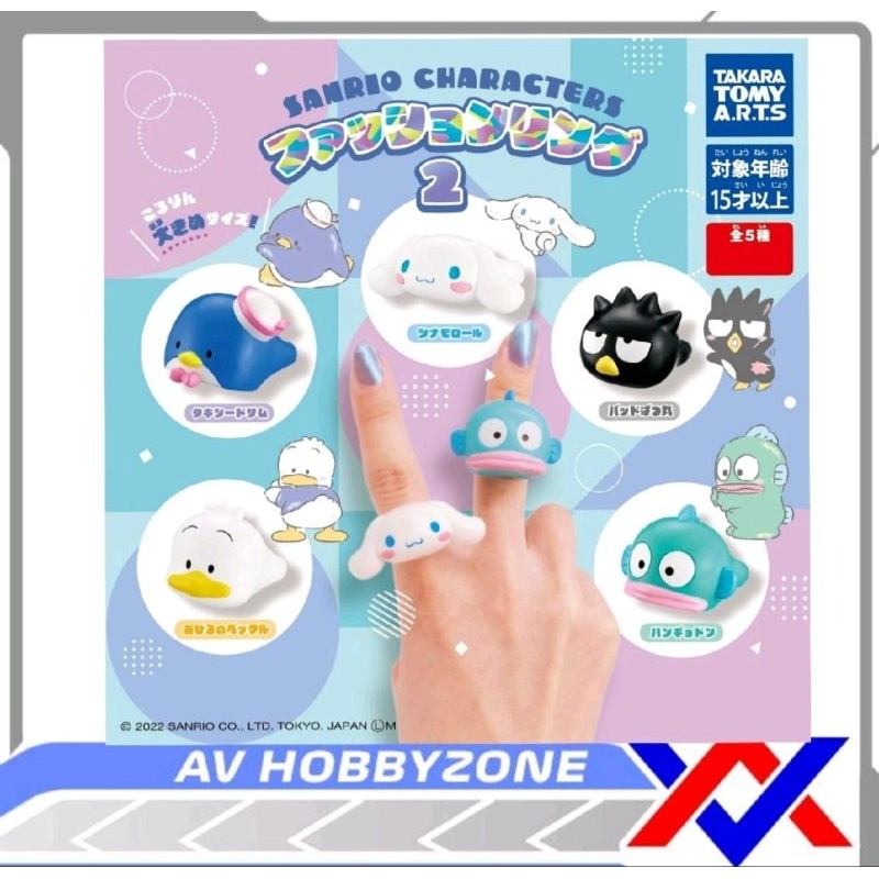 Jual Gachapon Sanrio Characters 2 Ring Takara Tomy Arts | Shopee Indonesia