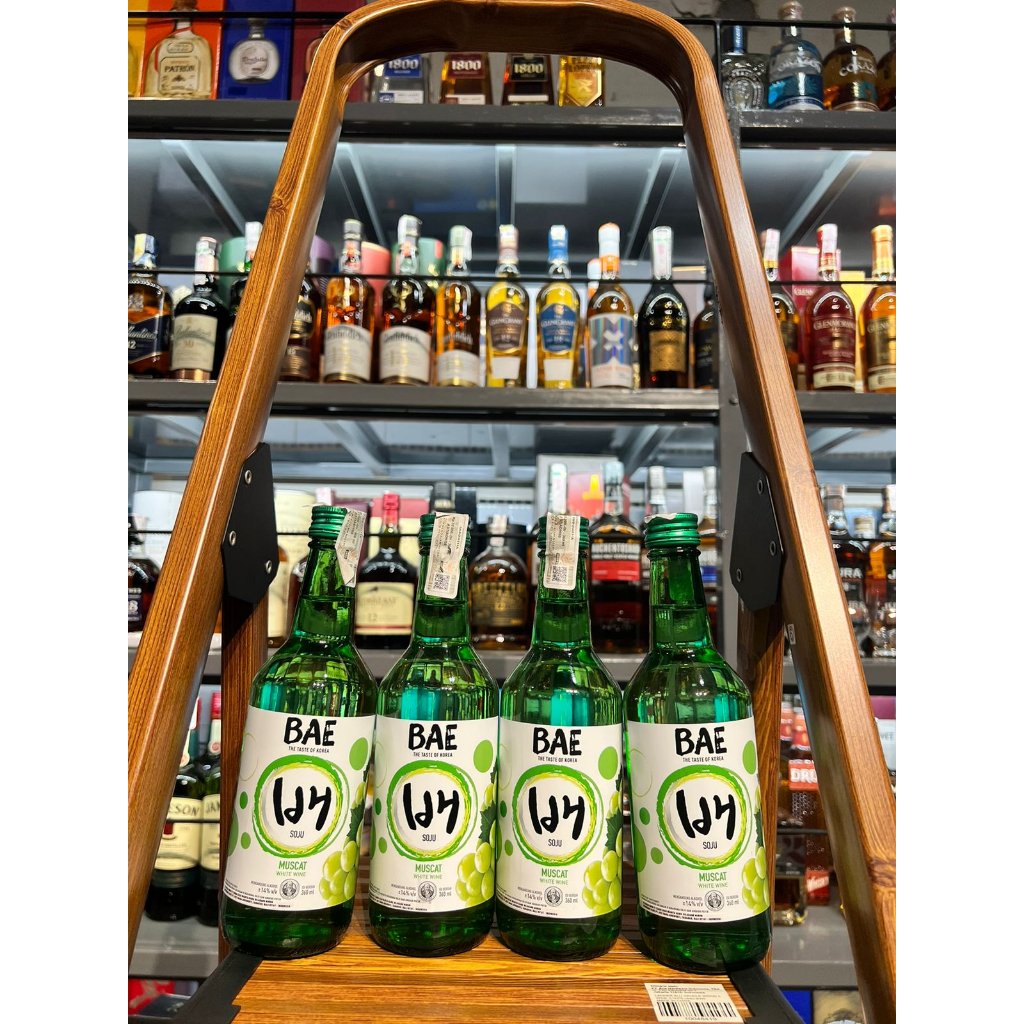 Jual 1 PAKET 4 BOTOL SOJU BAE MUSCAT GRAPE ANGGUR HIJAU 360 ML | Shopee ...