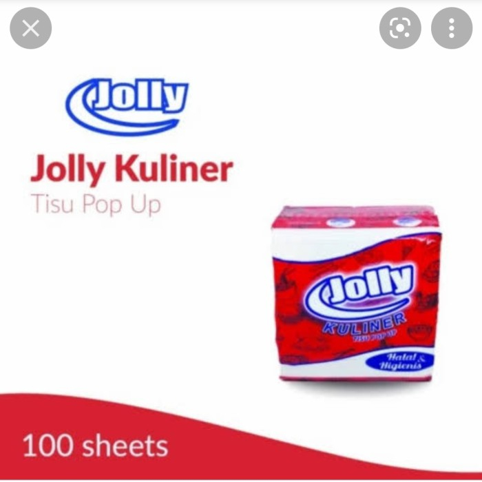 Jual TISSUE JOLLY KULINER / TISSUE POP UP MINI / TISSUE MINI MEJA MAKAN ...