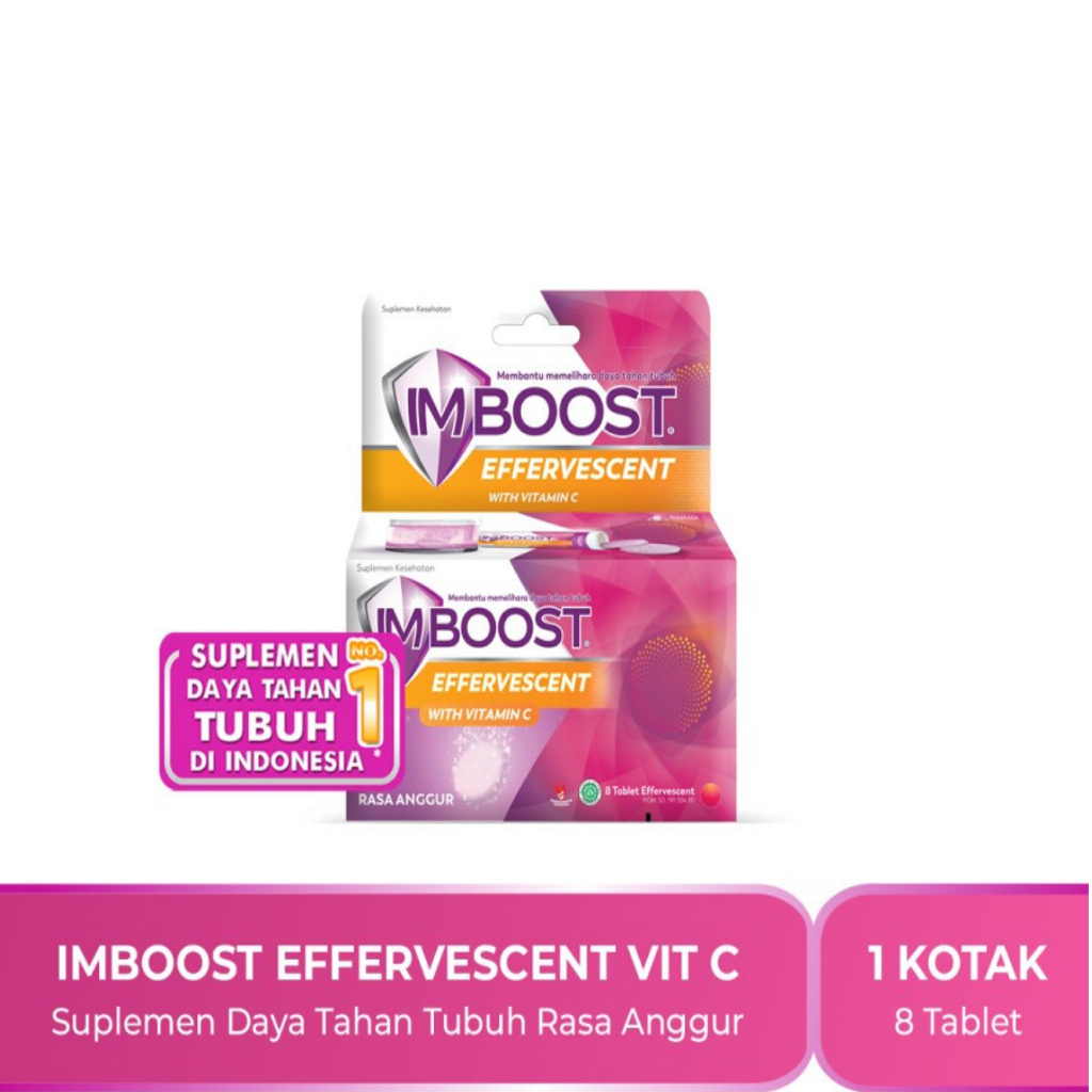 Jual Imboost Effervescent With Vitamin C Rasa Anggur / Bone Effervescent Suplemen Tulang dan ...
