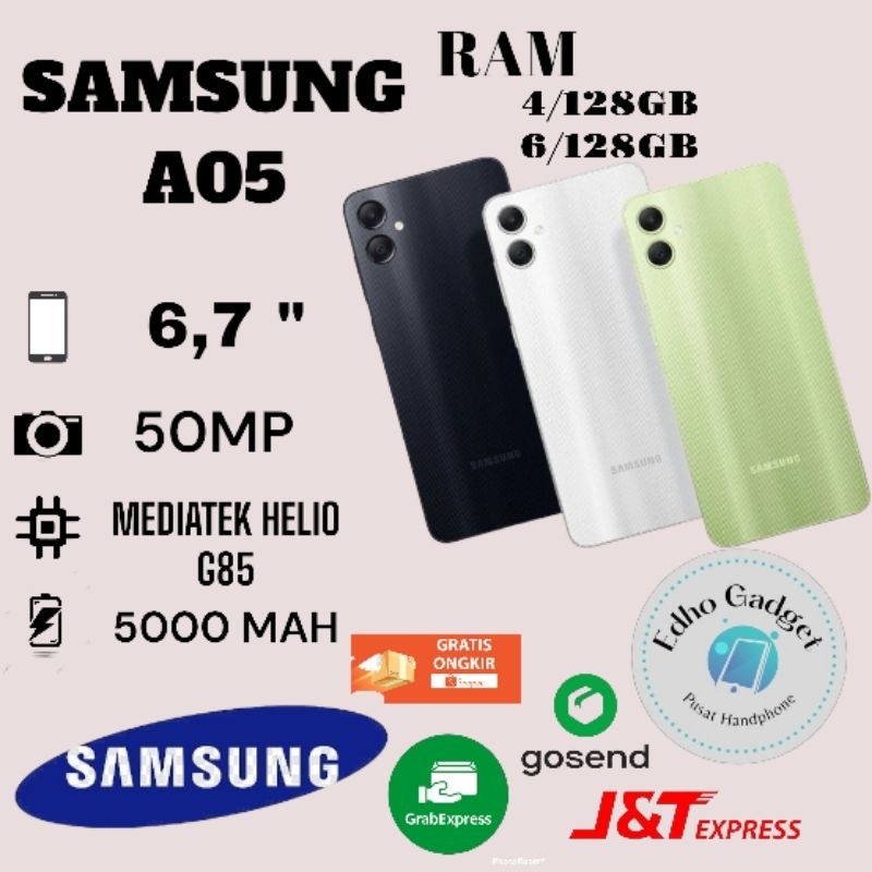 Jual Samsung galaxy A05 Ram 4/64gb ram 4/128gb dan ram 6/128gb ...