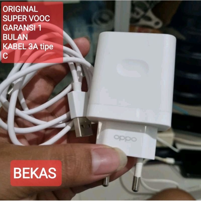 Jual Charger Opo copotan A95 33w bawaan asli 33w 33 watt | Shopee Indonesia
