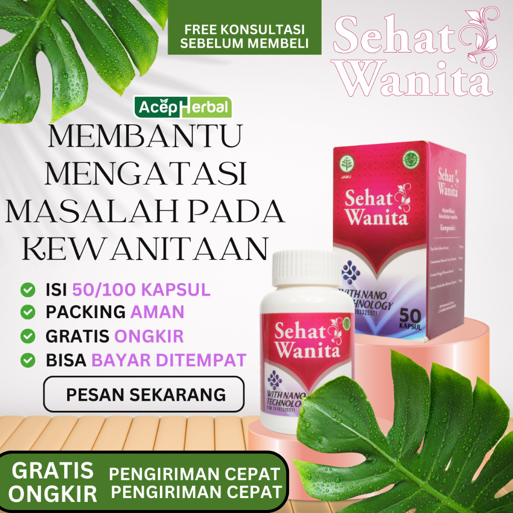 Jual Sehat Wanita Asli 100% Original Obat Herbal Untuk Masalah ...
