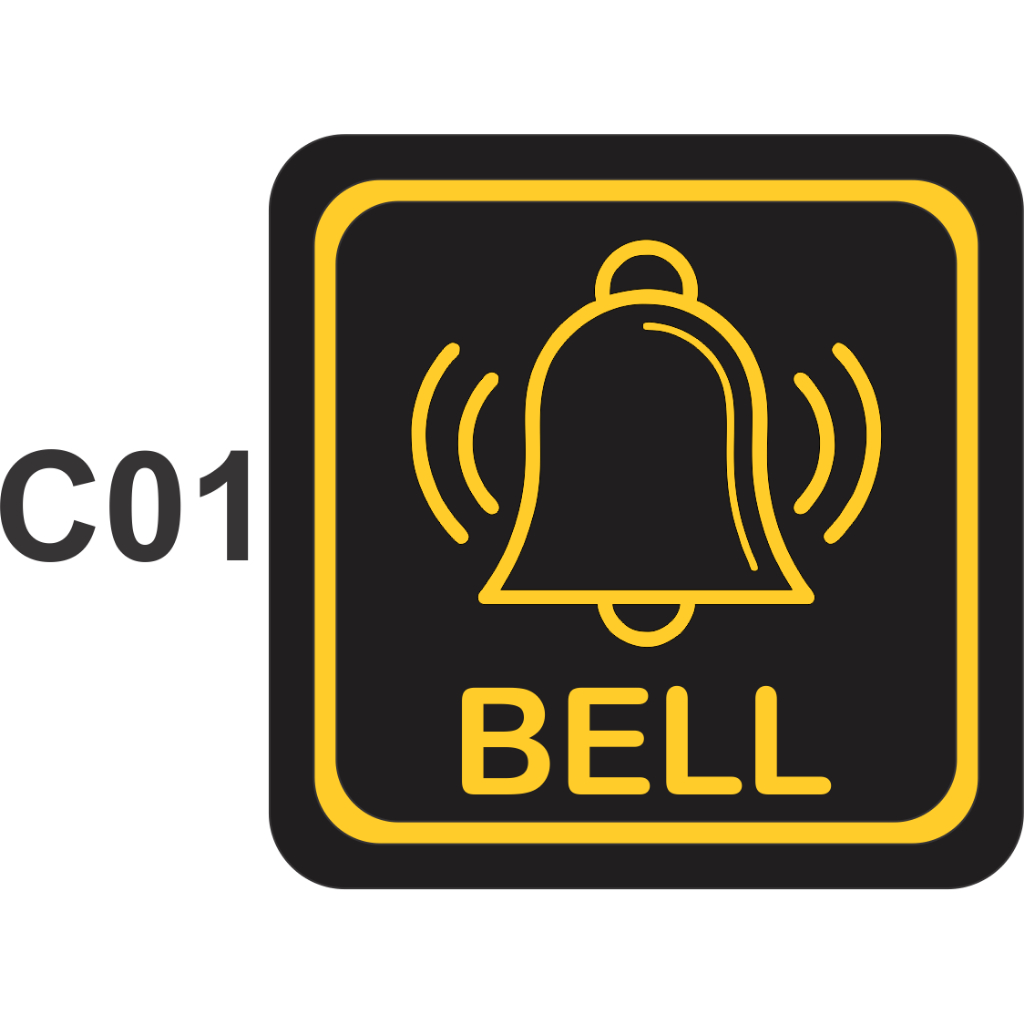 Jual Papan Akrilik Tanda Bel | Sign Acrylic Bell | Papan Akrilik ...