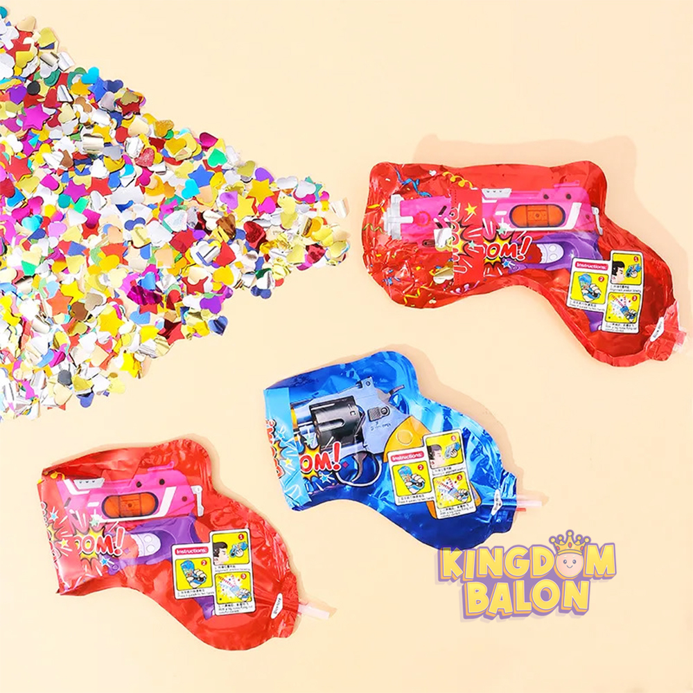 Jual KONFETTI POPPER / PISTOL CONFETTI / PARTY POPPER / CONFETTI GUN ...