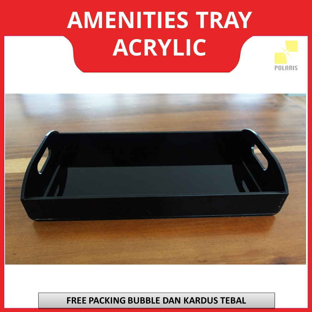 Jual AMENITIES TRAY ACRYLIC HOTEL NAMPAN SAJI - SERVING TRAY BAKI SAJI ...