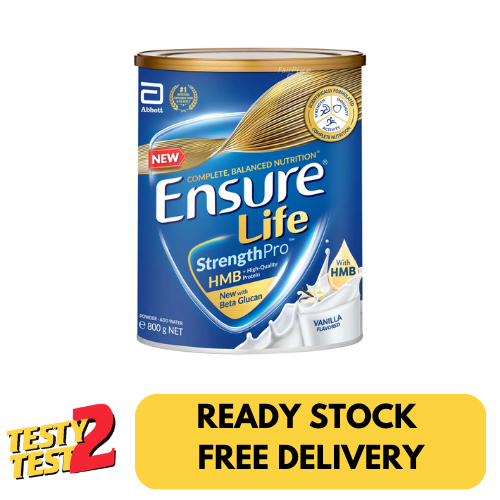 Jual Abbott Ensure Life with HMB Adult Milk Powder - Vanilla 850g | Shopee Indonesia