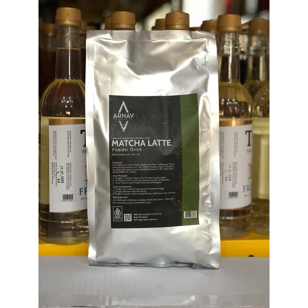 Jual Arnav Powder Drink Matcha Latte - Bubuk Minuman Matcha Susu 1 Kg ...