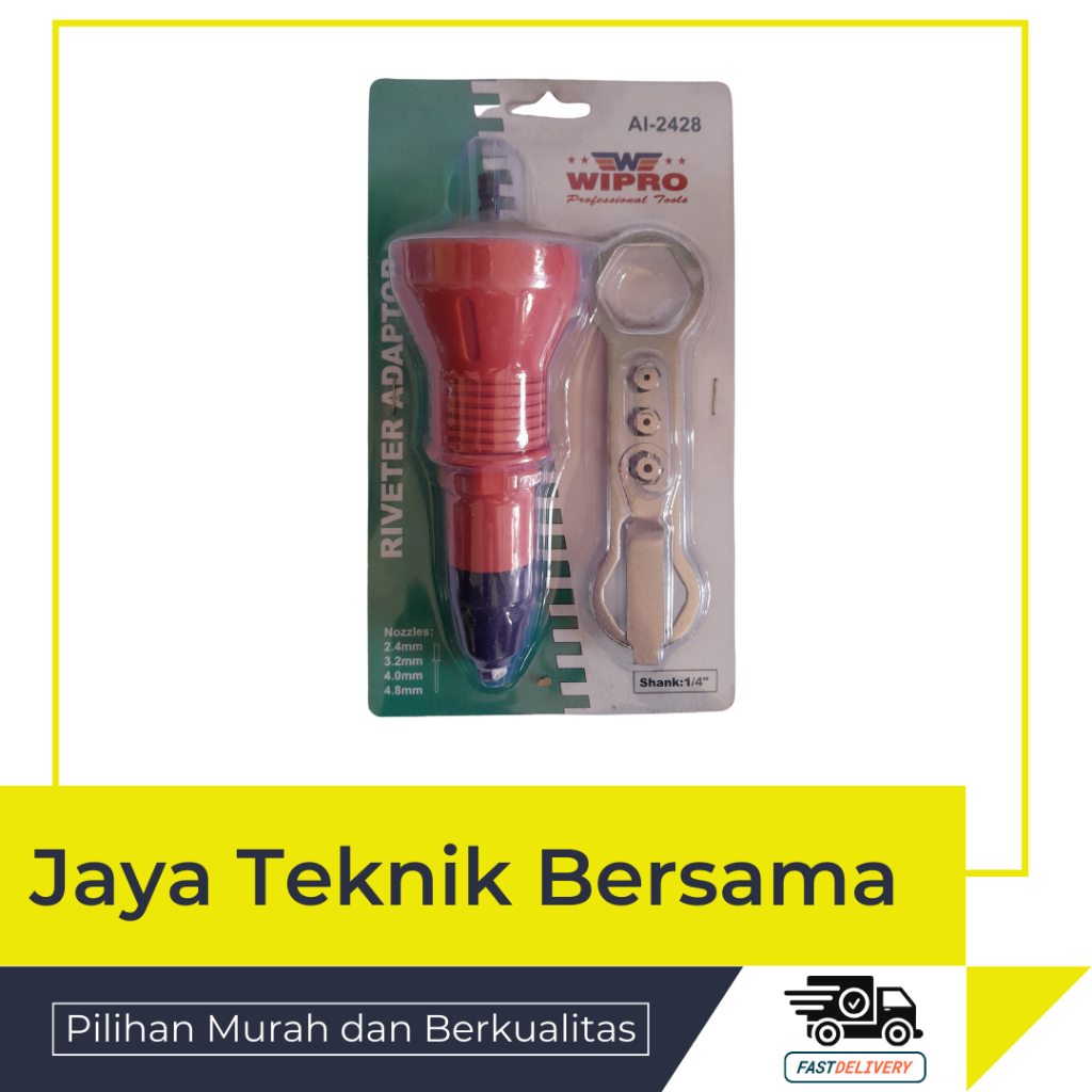 Jual Adapter Adaptor Tang Rivet Paku Rivet WIPRO Untuk Mesin Bor ...