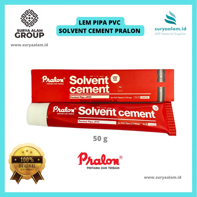 Jual LEM TUBE PIPA PVC PRALON 50 GRAM | Shopee Indonesia