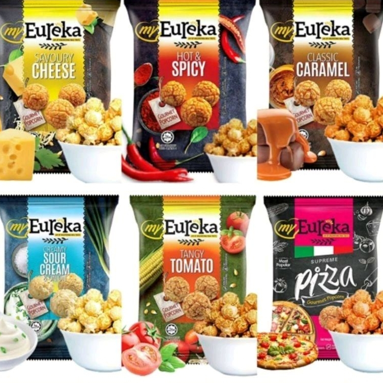 Jual .Snack Import | Popcorn My Eureka 80 gr gourmet popcorn Malaysia ...