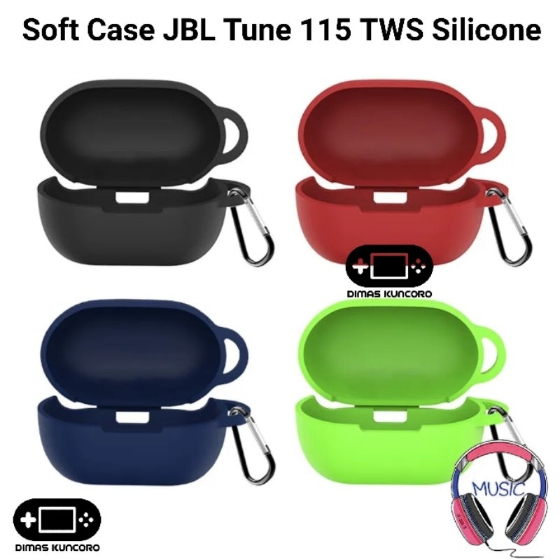 Jual Soft Case JBL Tune 115 TWS silicone silicon 115tws bumper casing ...