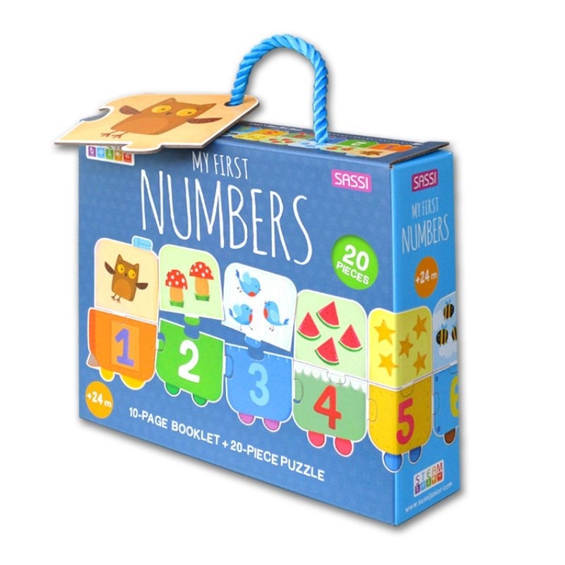 Jual My First Numbers 20-piece Puzzle + Board Book | Shopee Indonesia