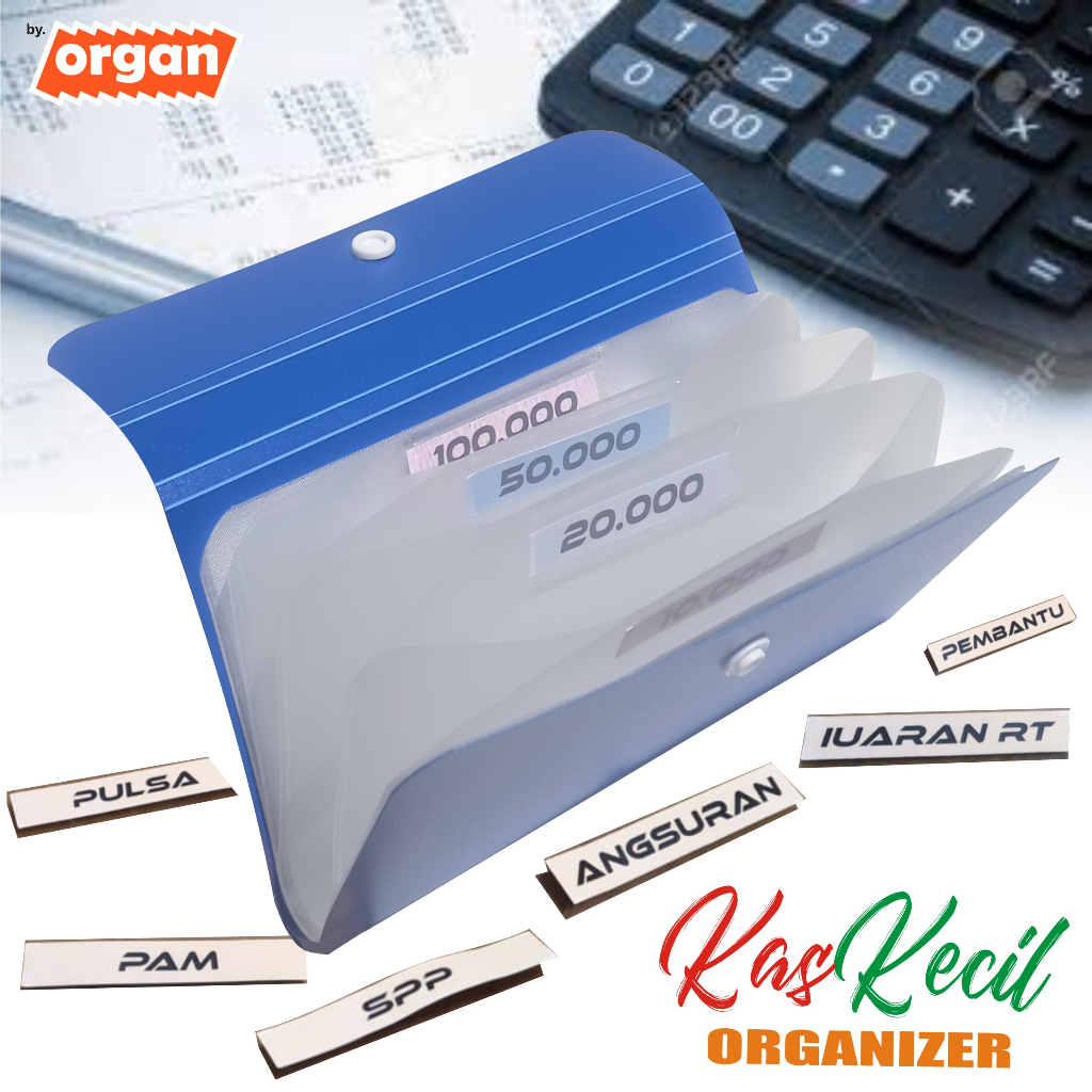 Jual Dompet Organizer Keuangan / Dompet Kas Kecil / Dompet Disiplin ...