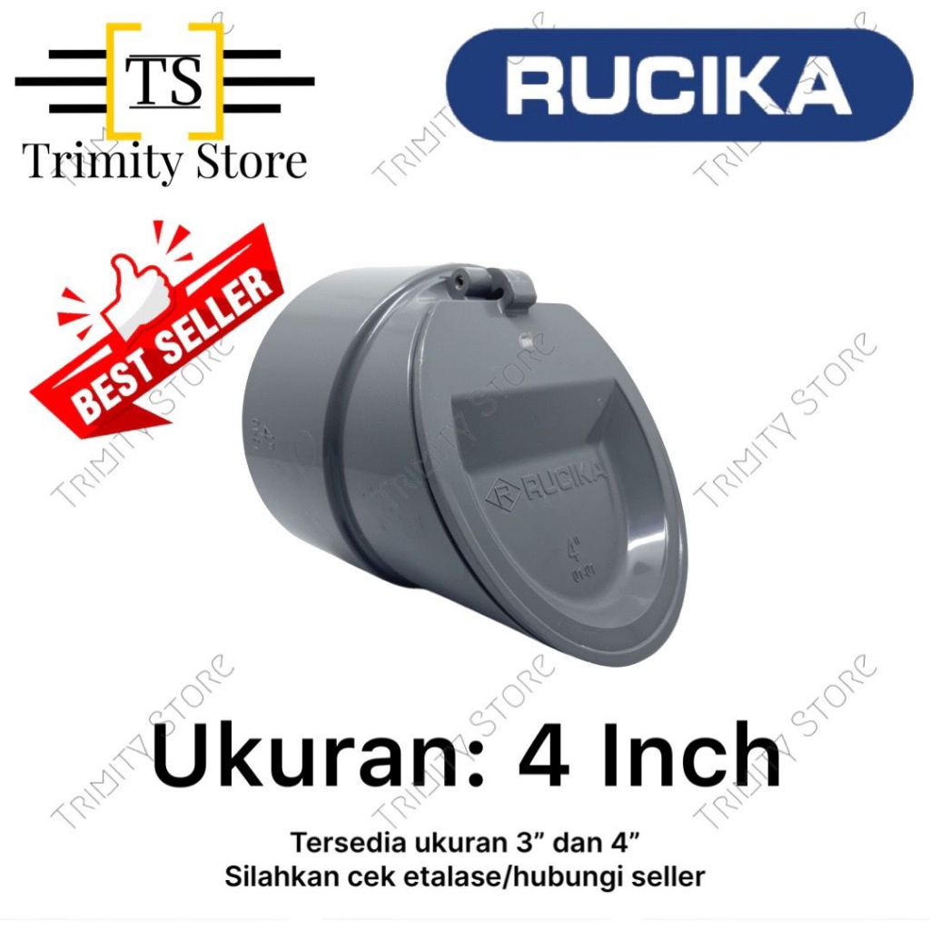 Jual Backflow / Back Flow Valve PVC / Penutup Saluran Air / Pipa Ukuran ...