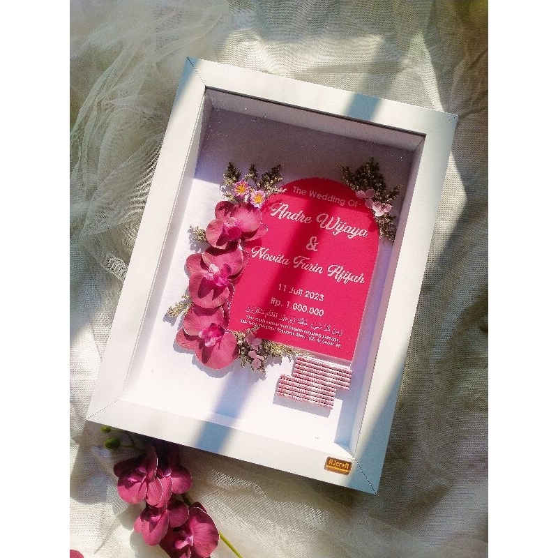 Jual frame mahar, mahar seserahan akrilik , hias mahar SUGA DAY (admin ...