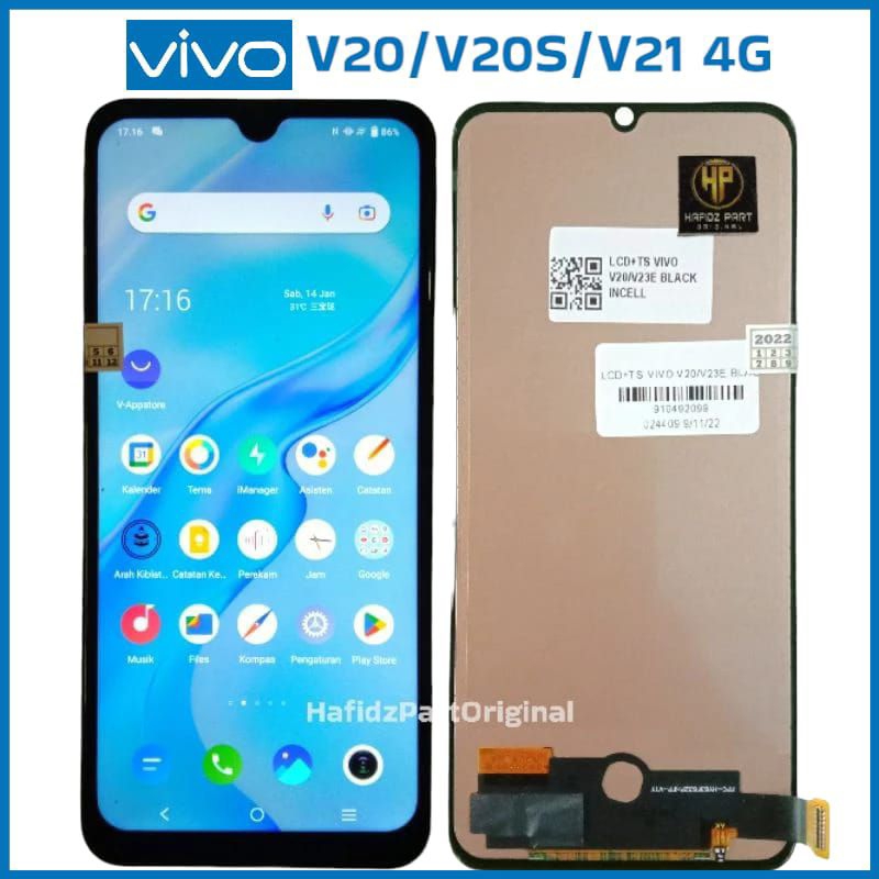 Jual Lcd Touchscreen V20 / V20 2021 / V20 4G / V20S / V20 SE / V21 4G ...