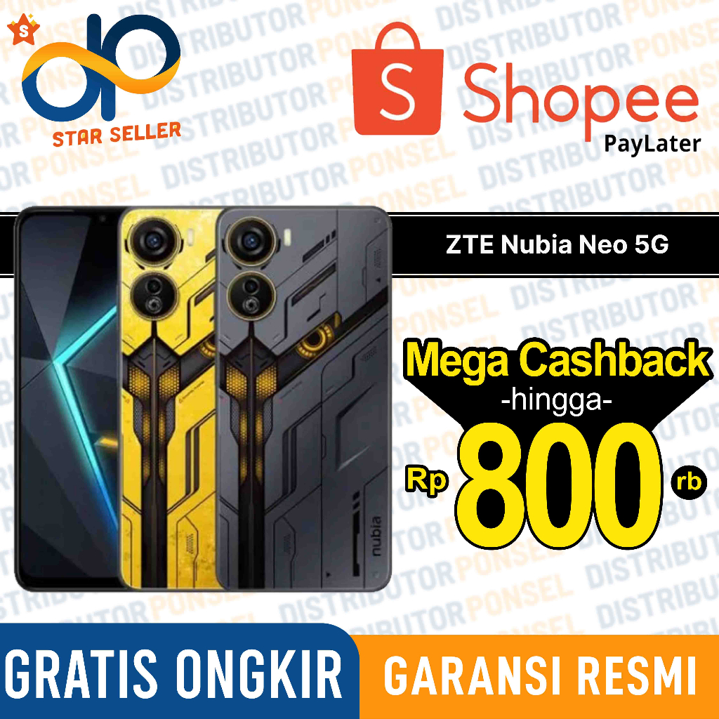 Jual ZTE Nubia Neo 5G 8/256 GB Garansi Resmi ZTE Neo 5G 8 GB 256 GB ...