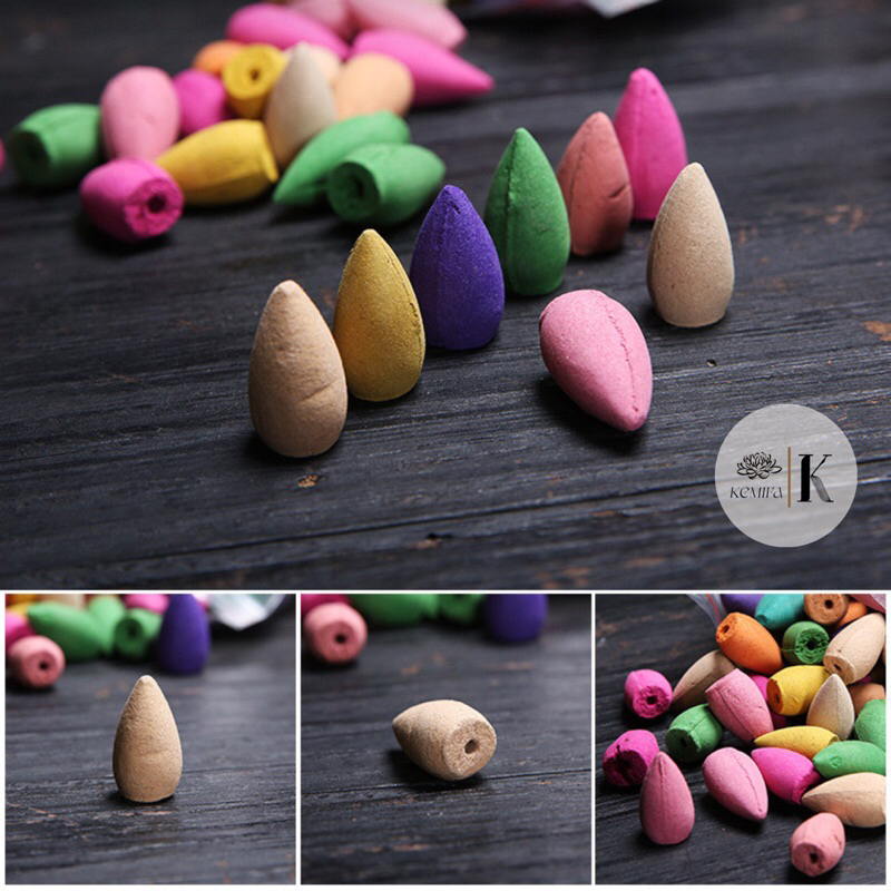 Jual 100 pcs Dupa Aroma Terapi Air Terjun Warna Warni wangi campur ...