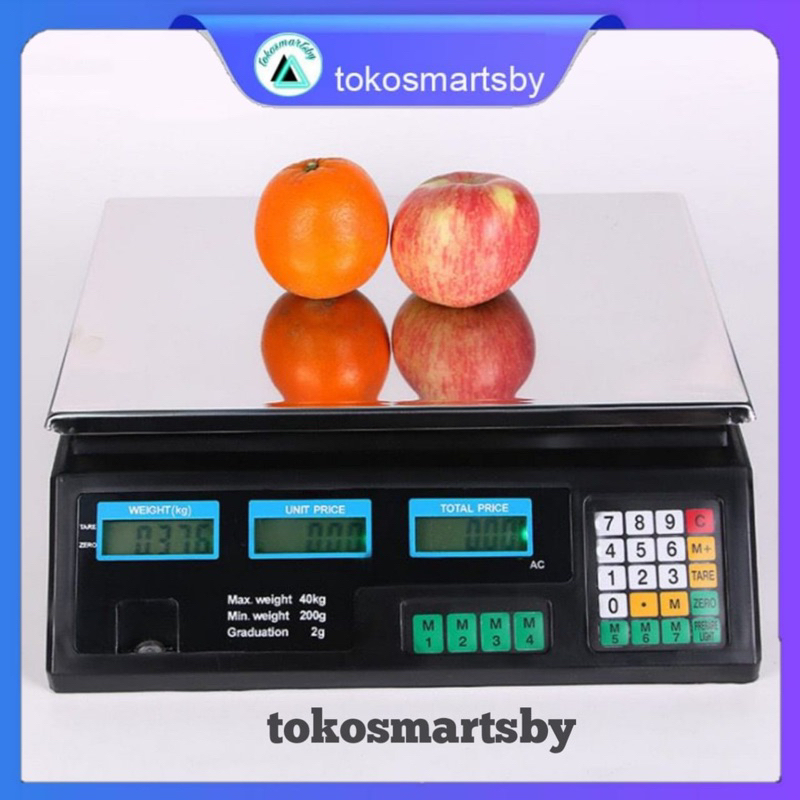 Jual Timbangan Buah 40 Kg Double Display 208 | Shopee Indonesia