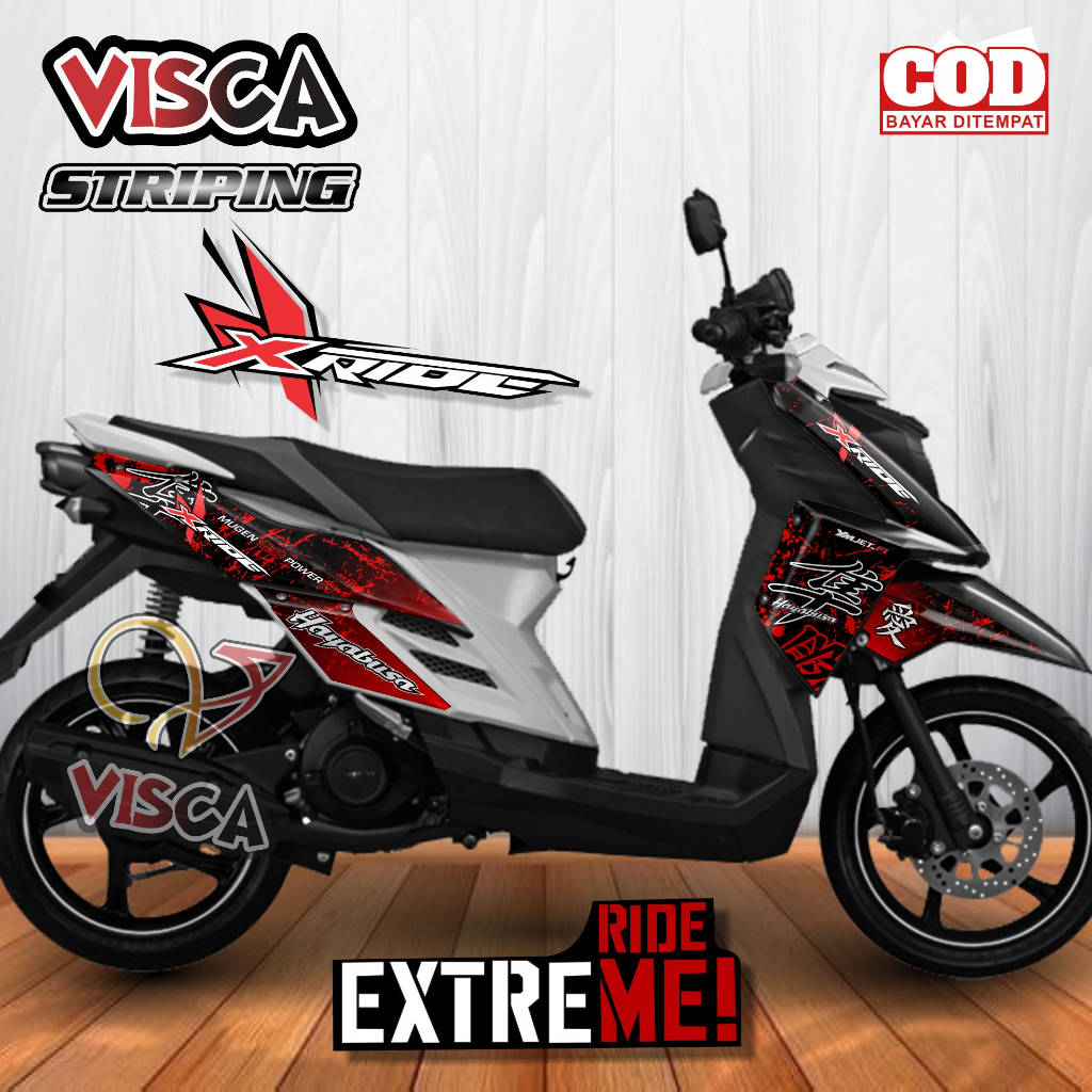 Jual Striping X-Ride 115 Desain Hayabusa Series | Shopee Indonesia