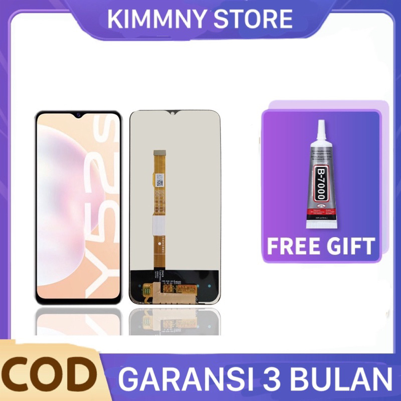 Jual LCD TOUCHSCREEN FULLSET VIVO Y51 2020 V2030 / Y53S V2058 / Y51A ...