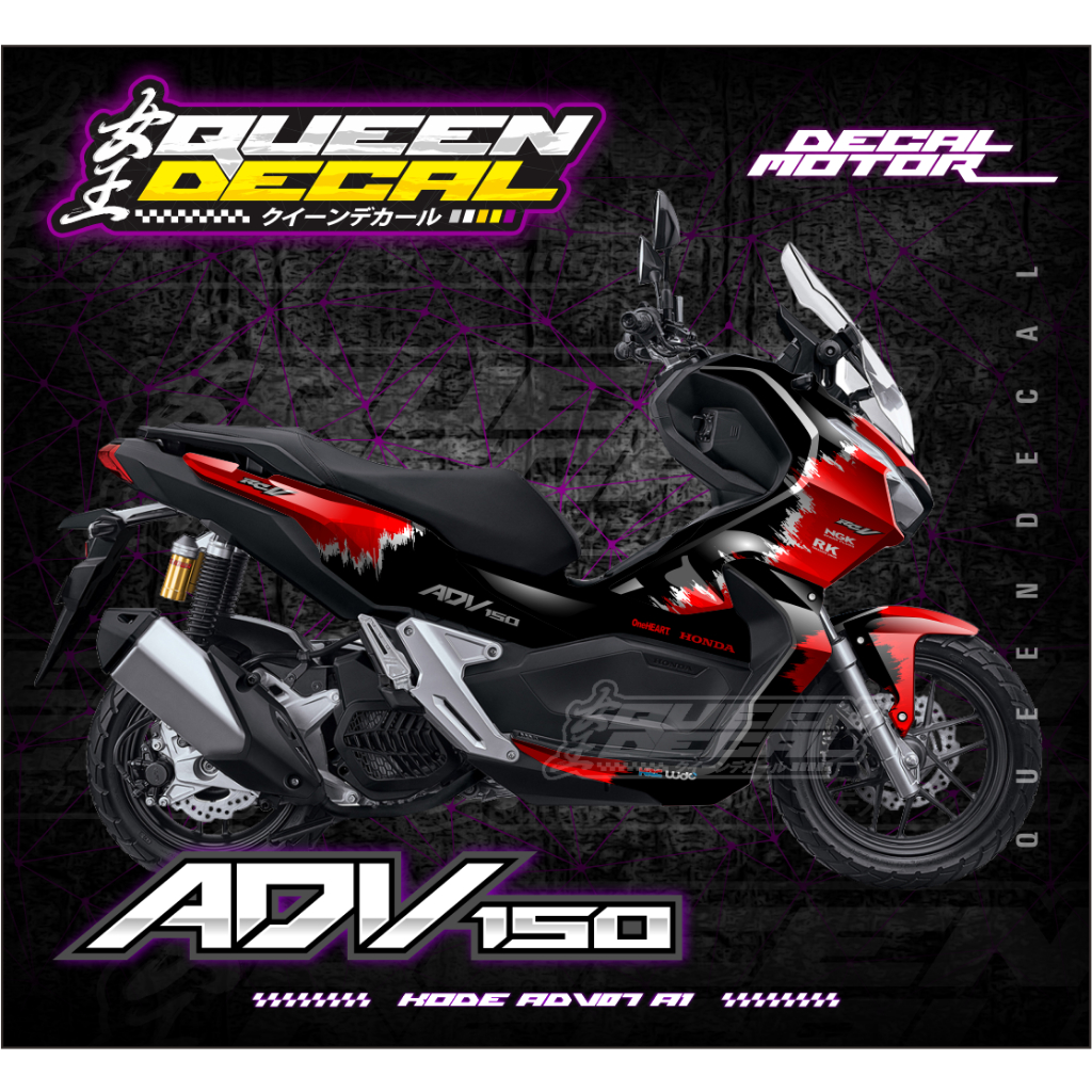 Jual STIKER FULLBODY ADV 150CC CUSTOM DESAIN - DECAL STIKER PREMIUM ...