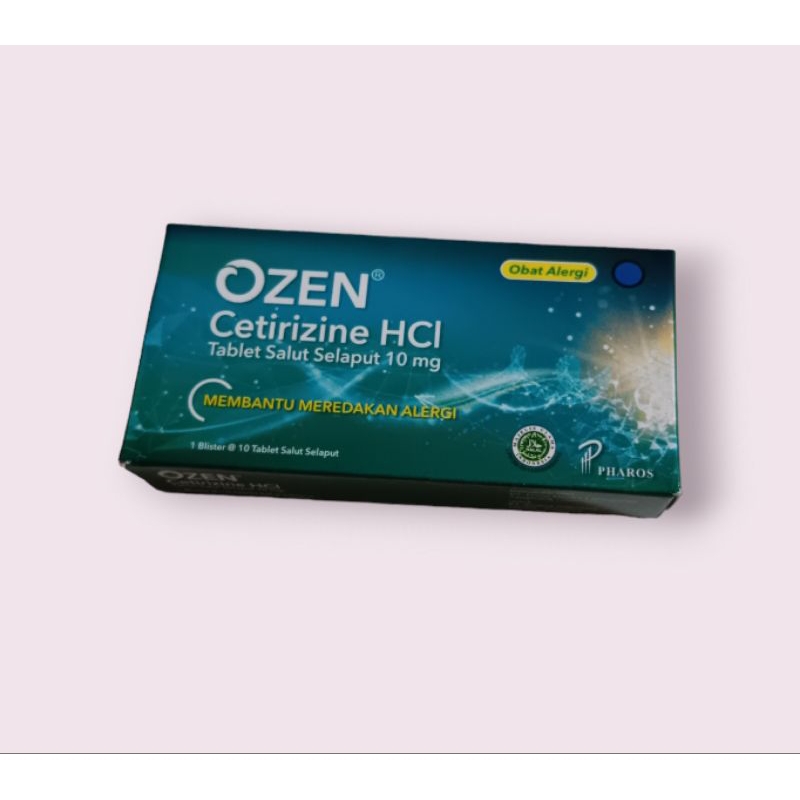 Jual Ozen 10mg blister 10 tablet membantu meredakan alergi pilek dan ...