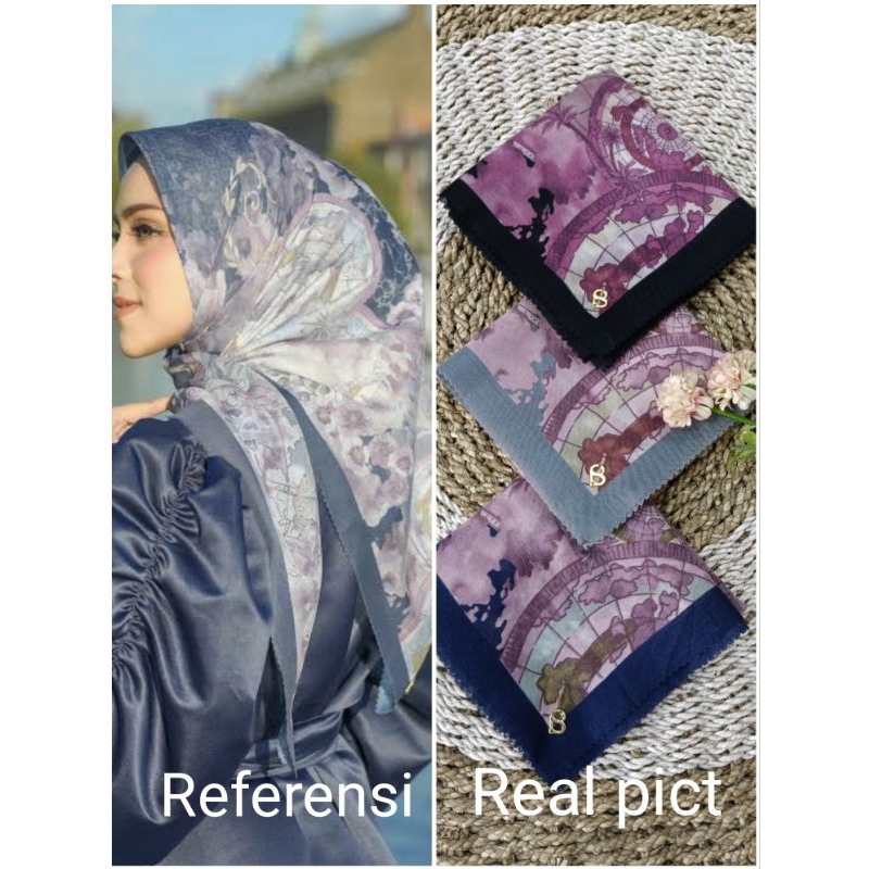 Jual Journeys series hijab voal pin button/ Hijab Jumbo/Hijab syar'i ...