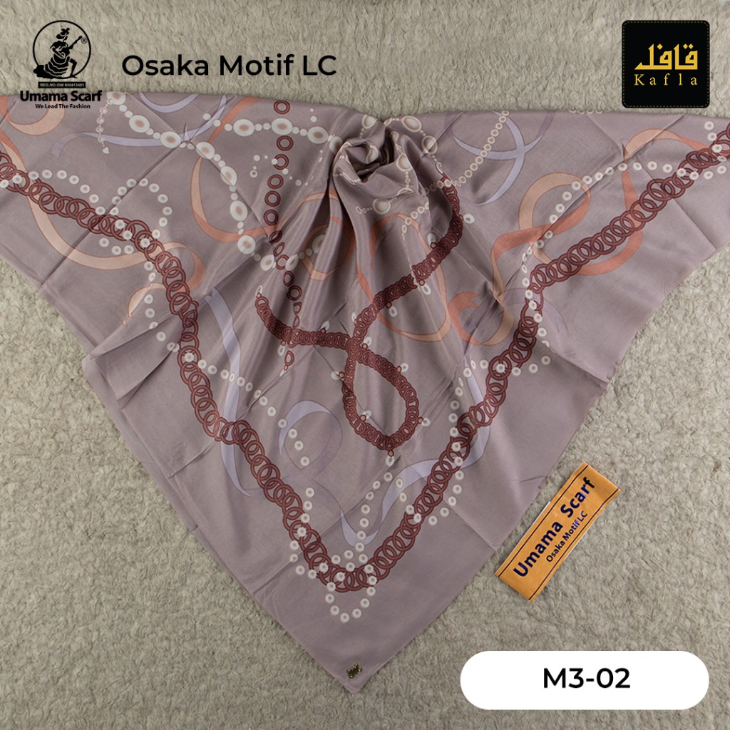 Jual Hijab Voal Osaka Motif LC Metal Logo Original By Umama Scarf ...