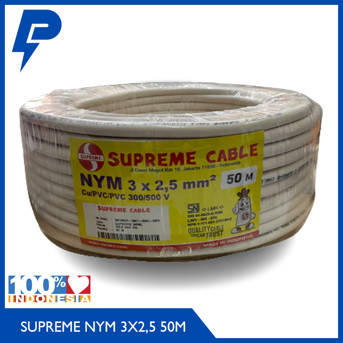 Jual Supreme Kabel NYM 3x2,5mm @ 50 meter | Shopee Indonesia
