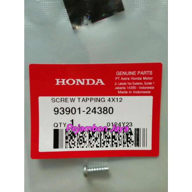 Jual 9390124380 SCREW TAPPING 4X12 (PUTIH) | Shopee Indonesia