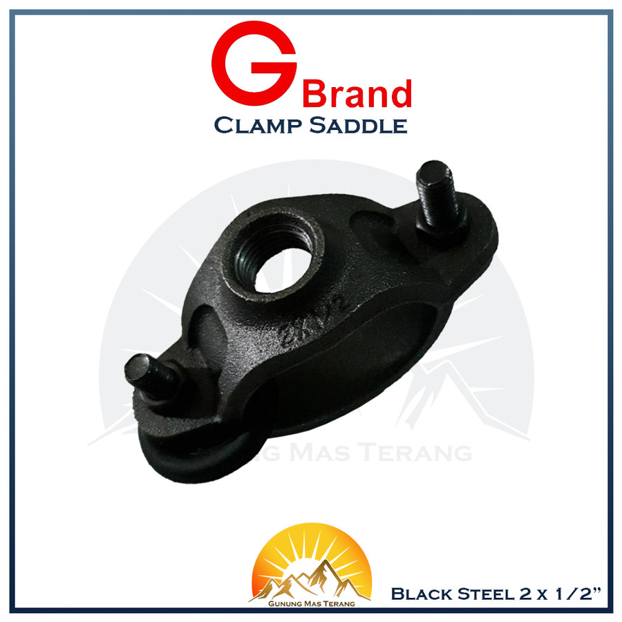 Jual Galunggung Clamp Saddle 2 x 1/2 " In Fitting Pipa Klem Sadel Besi G | Shopee Indonesia