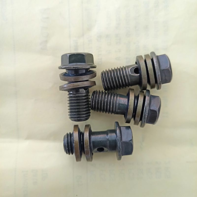 Jual Baut Ring Selang Disk Master Rem Kaliper Harga 1 Pcs Baut Plus 2 ...