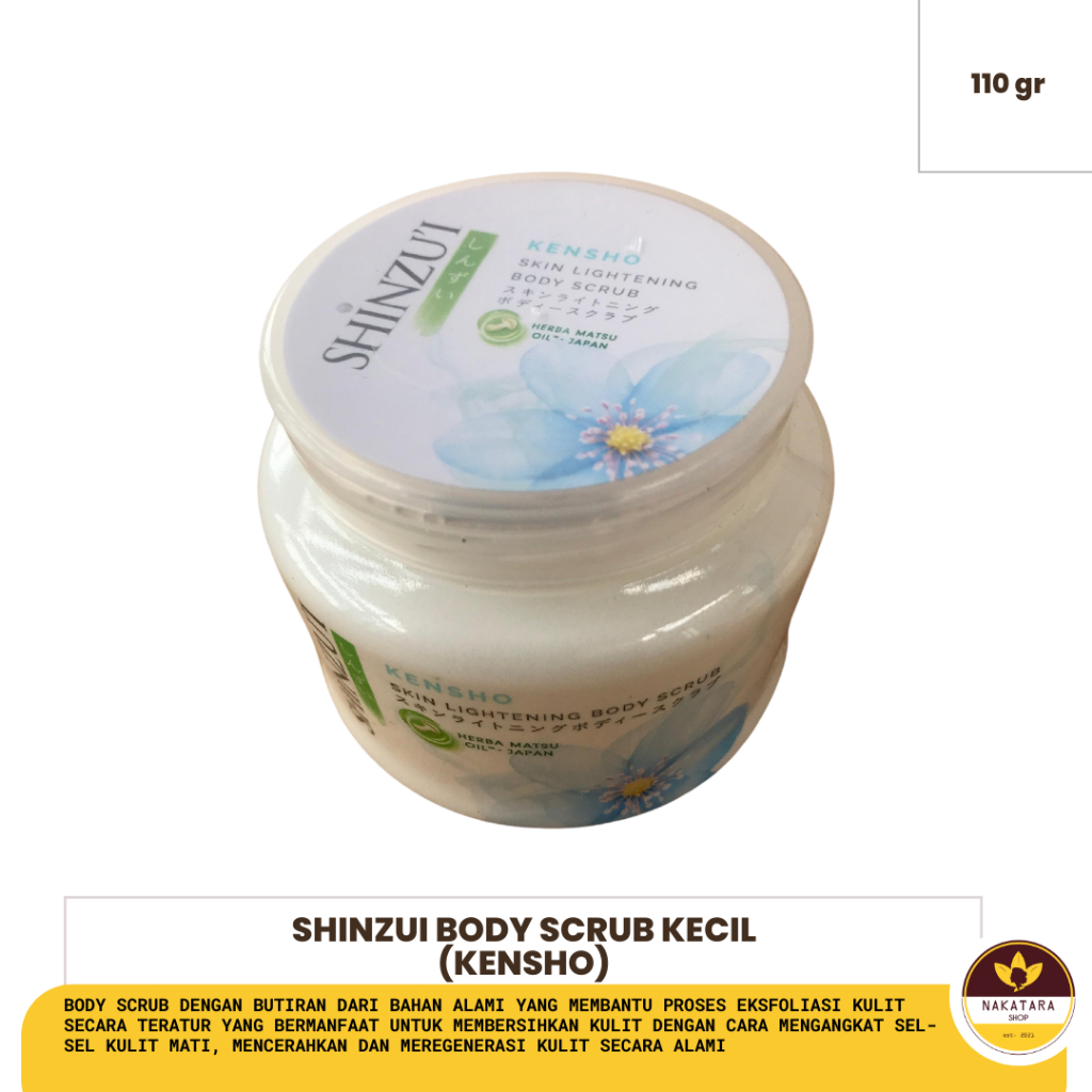 Jual SHINZUI SKIN LIGHTENING BODY SCRUB (KECIL) 110 GRAM | Shopee Indonesia