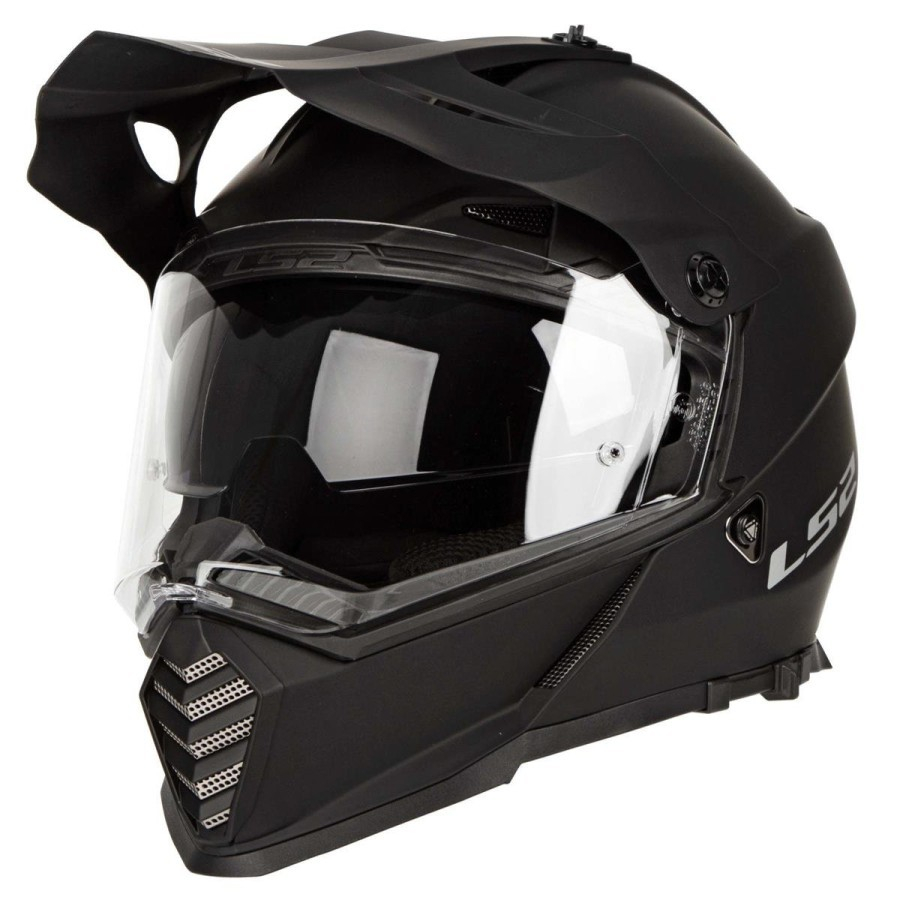 Jual Helm Trail Adventure LS2 MX436 Pioneer Evo Matt Black | Shopee ...