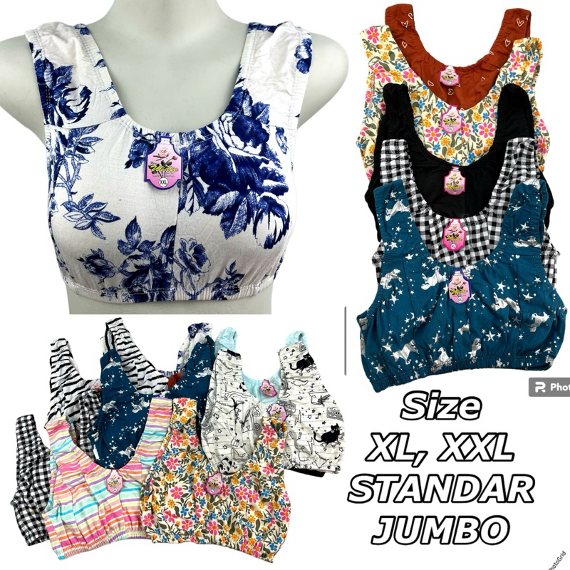 Jual 3 bra bh Miniset wanita dewasa cewek remaja widie XL XXL jumbo big ...