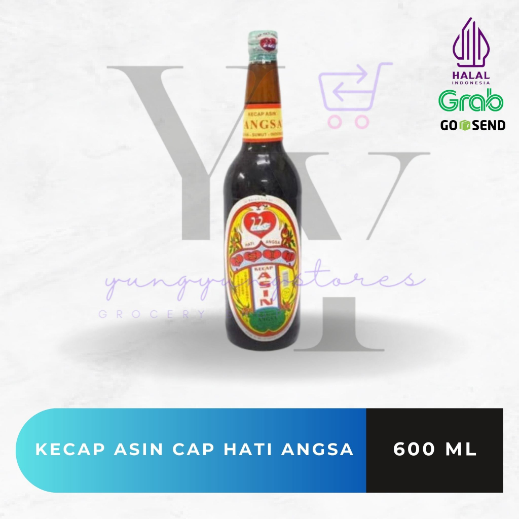 Jual [BOTOL] Kecap Asin Cap Hati Angsa 600 ml | Shopee Indonesia