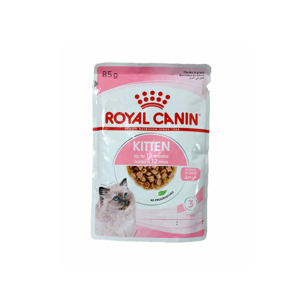 Jual Royal Canin Sachet 85 Gram Kitten Pouch Makanan Basah Kucing ...