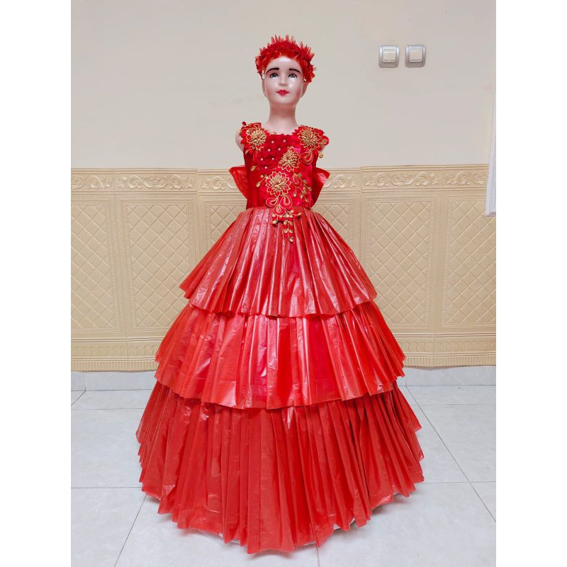 Jual GAUN DAUR ULANG|| GAUN KRESEK|| GAUN BY RRQUEST | Shopee Indonesia