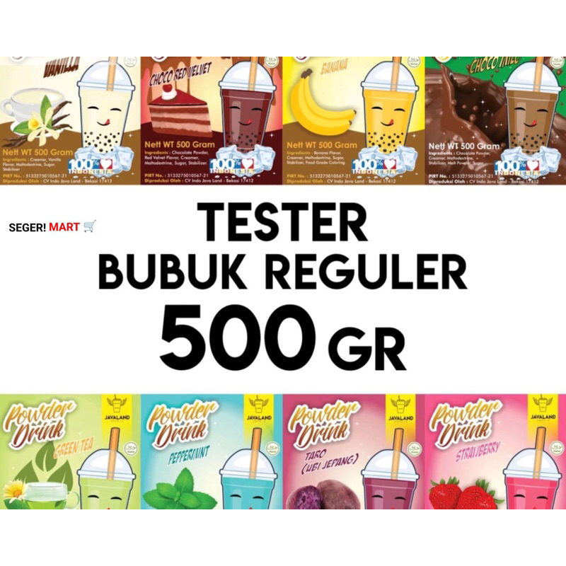 Jual Tester Powder Bubuk Minuman Ukuran 500 Gram | Shopee Indonesia